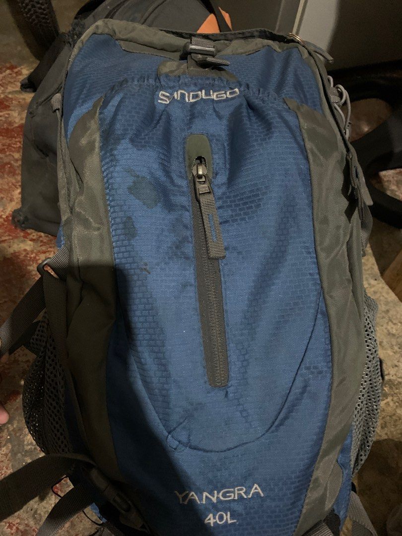 Blue Sandugo Hiking Backpack Yangra 40L, Men's Fashion, Bags, Backpacks ...
