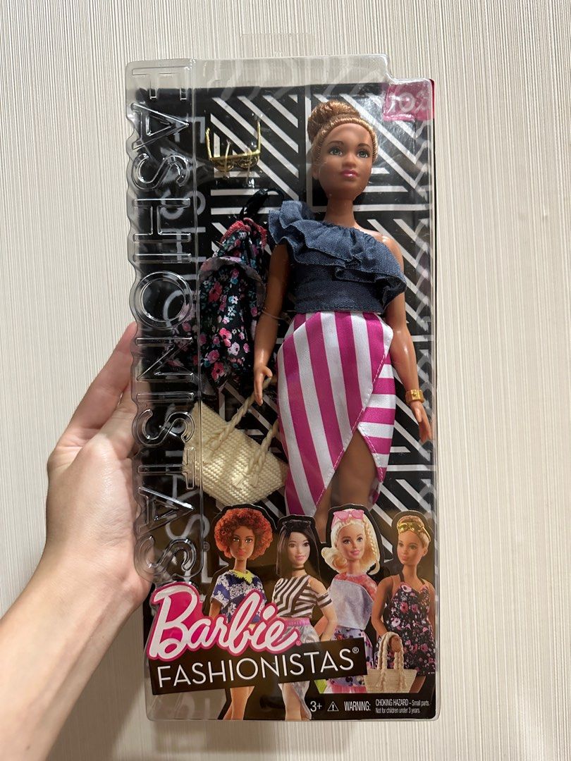BNIB Barbie Fashionistas Doll 102 Medium Skintone Tanned, Hobbies ...
