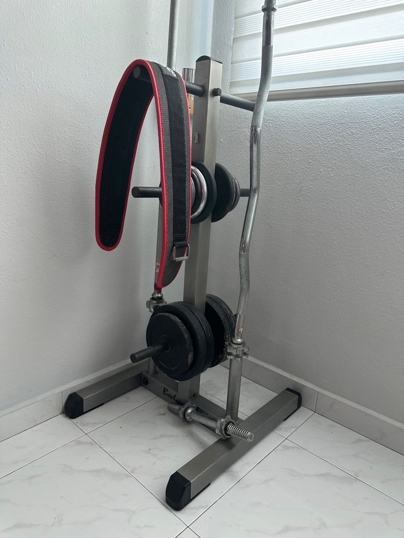 Body-solid Standard Weight Plate Tree And Bar Holder, Sports Equipment ...