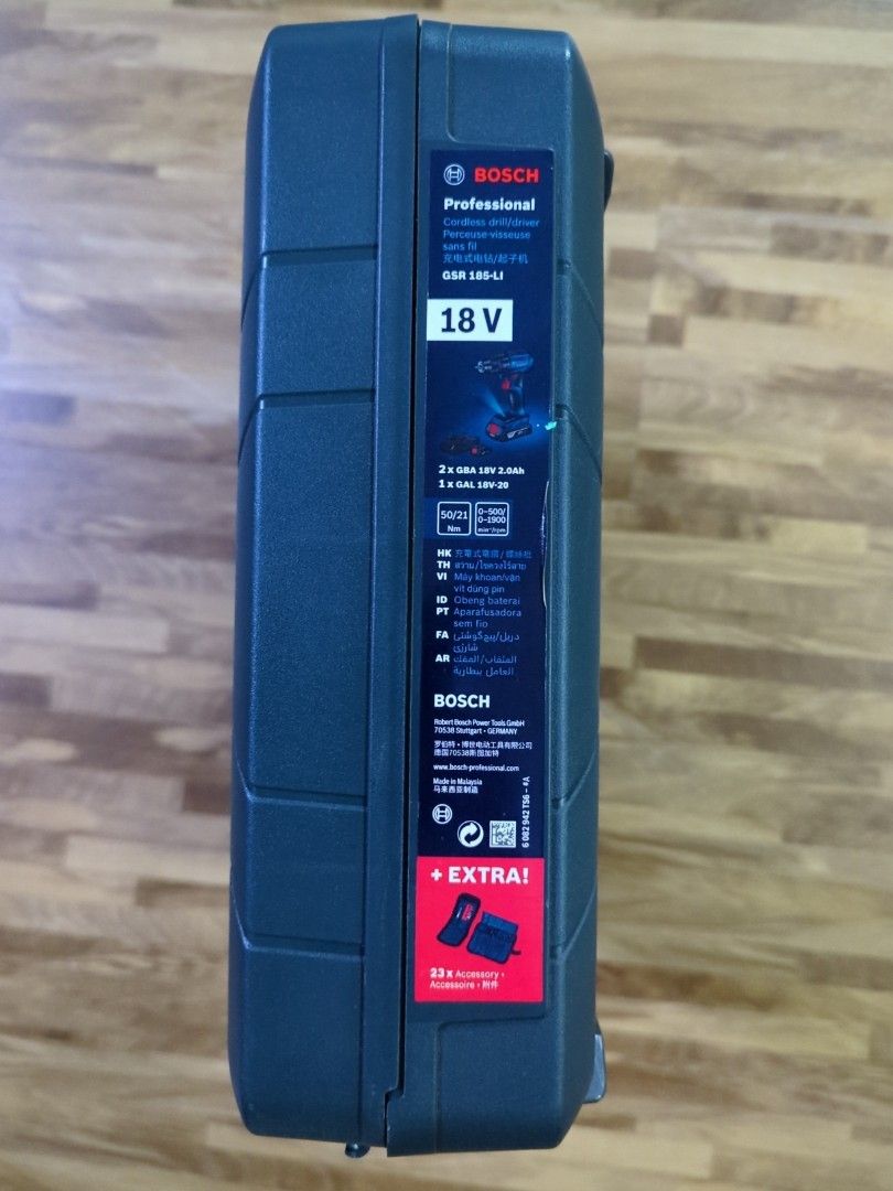 Bosch GSR 185-LI Cordless drill/driver, Furniture & Home Living, Home ...