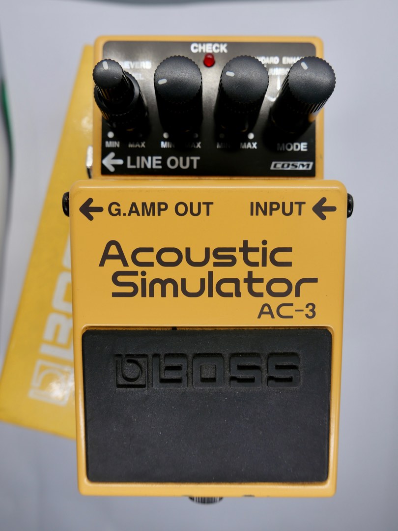 BOSS AC 3 | AC-3 | AC3 Acoustic Simulator Pedal, Hobbies & Toys, Music ...