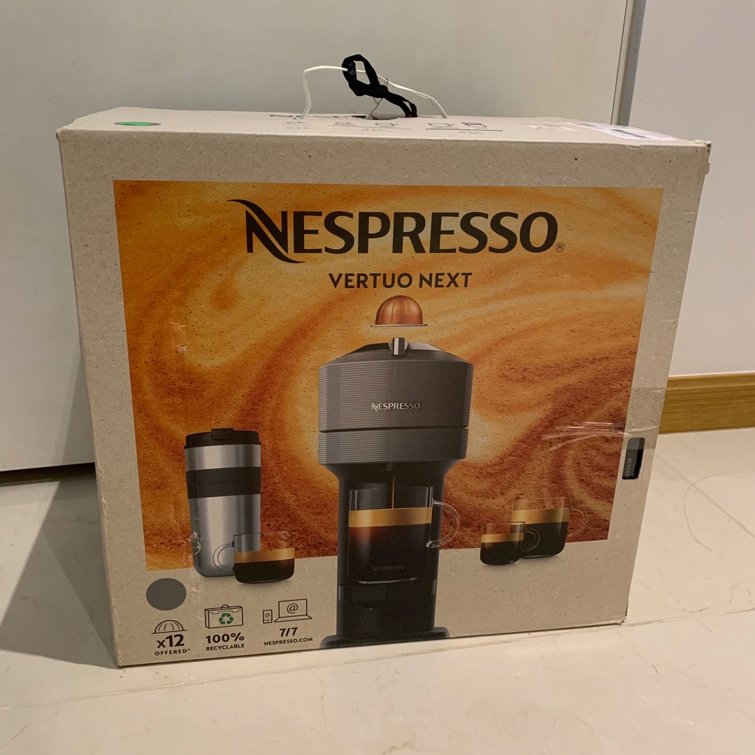 Brand new Nespresso Vertuo Next Grey, TV & Home Appliances, Kitchen ...