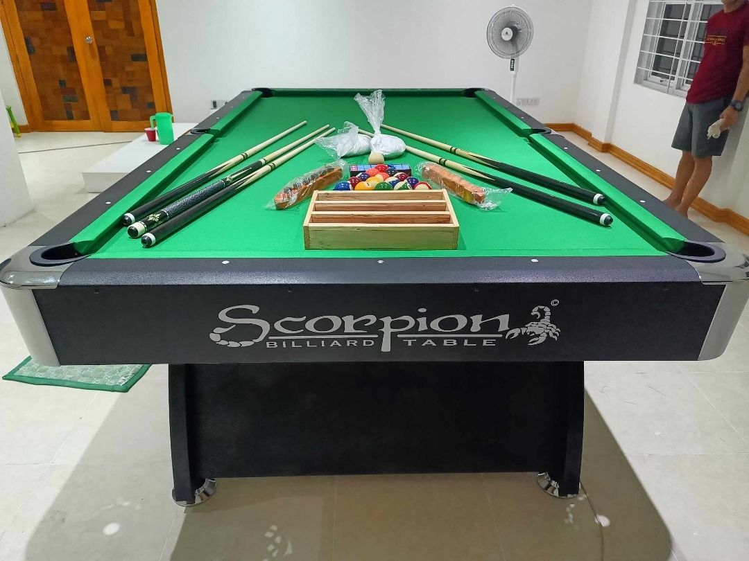 BRAND NEW SCORPION BILLIARD TABLE, Sports Equipment, Sports & Games ...