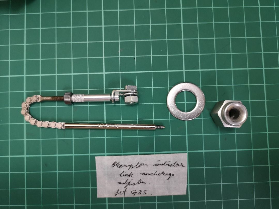 Brompton indicator link anchorage adjuster comes with window guide nut ...