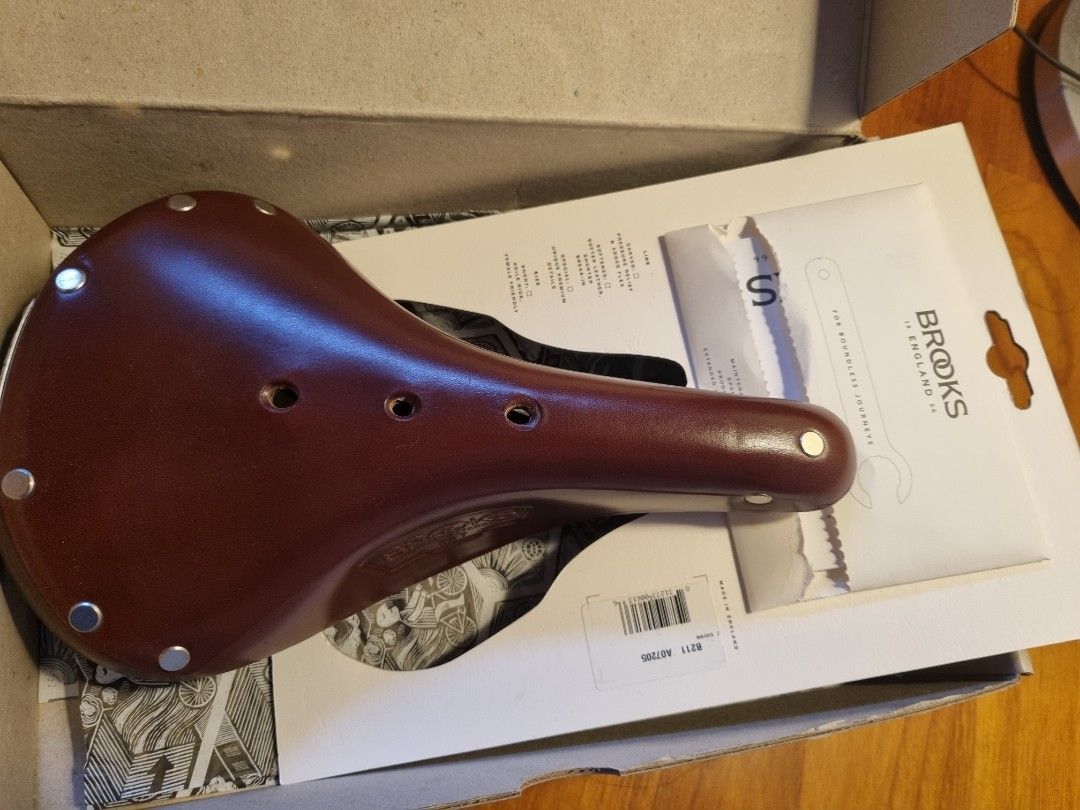Brooks Saddle Brown, Sports Equipment, Bicycles & Parts, Parts ...