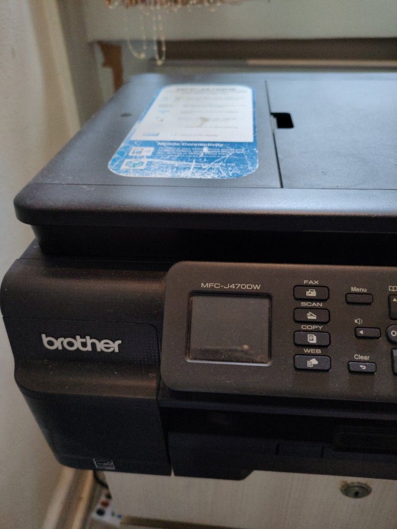 Brother Inkjet printer (MFC-J470DW), Computers & Tech, Printers, Scanners & Copiers on Carousell