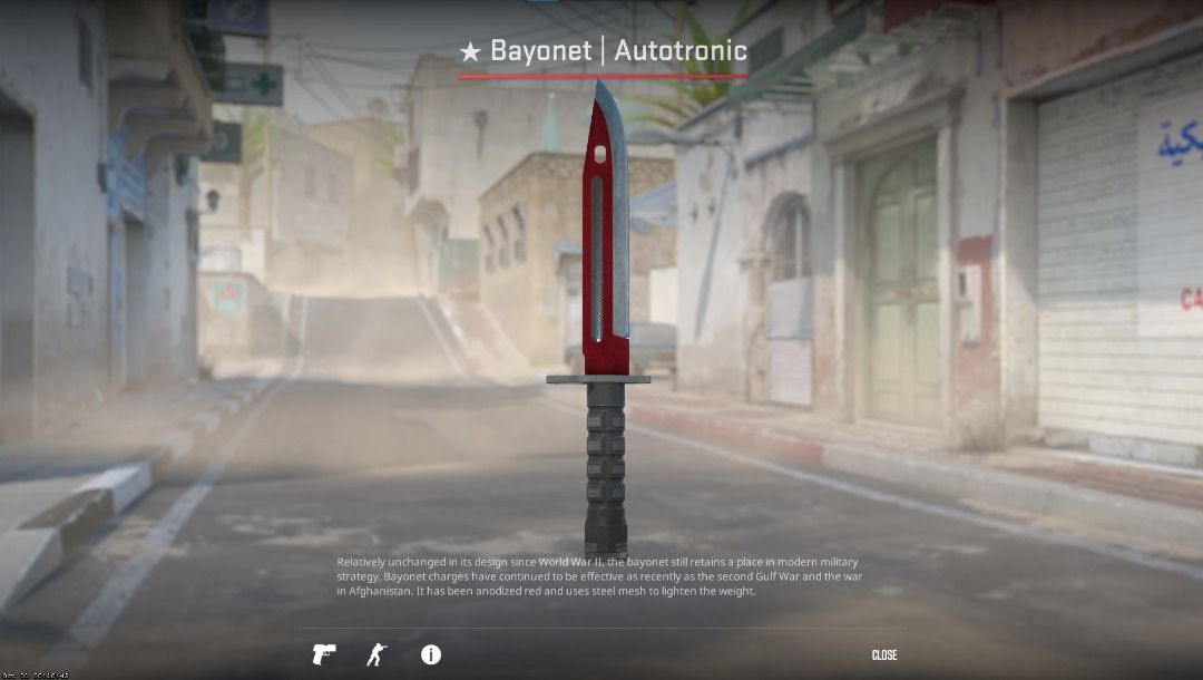 BS Bayonet Autotronic CSGO CS2 Skin, Video Gaming, Gaming Accessories ...