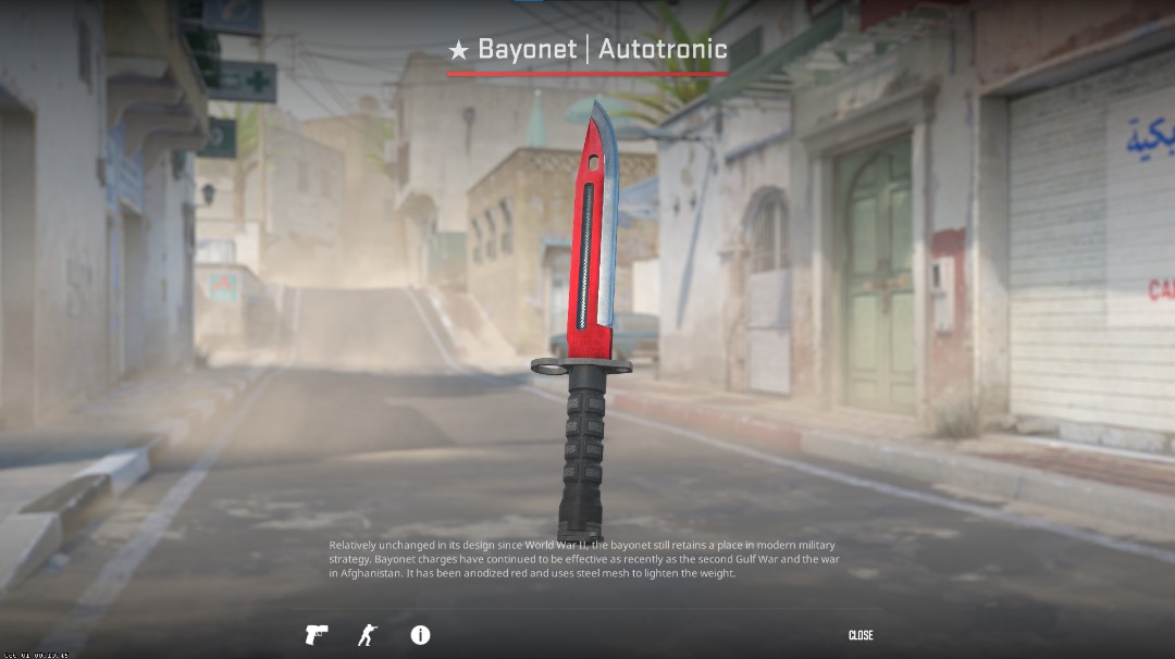 BS Bayonet Autotronic CSGO CS2 Skin, Video Gaming, Gaming Accessories ...