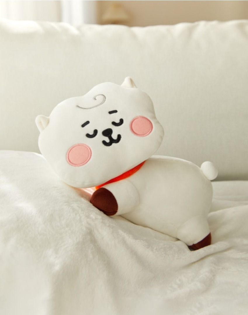 BT21 Baby RJ Soft Mini Lying Cushion ( bts pillow on hand ), Hobbies ...