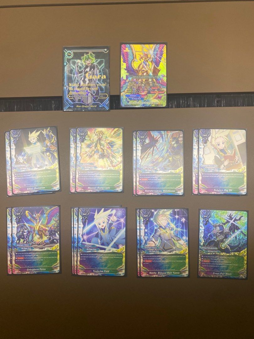 buddyfight astrodragon high rarity deck, Hobbies & Toys, Toys & Games ...