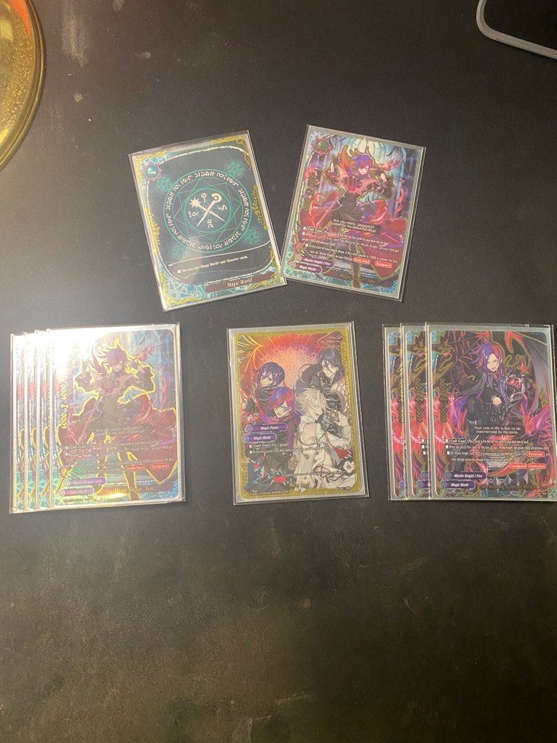 buddyfight high rarity mystic knight deck, Hobbies & Toys, Toys & Games ...