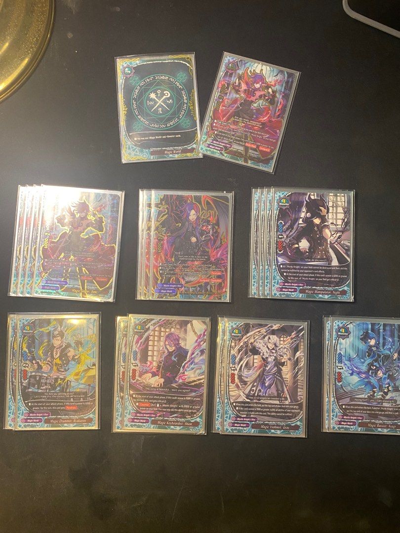 buddyfight high rarity mystic knight deck, Hobbies & Toys, Toys & Games ...