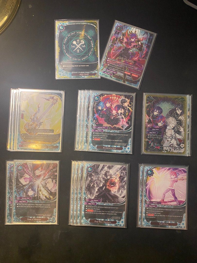 buddyfight high rarity mystic knight deck, Hobbies & Toys, Toys & Games ...