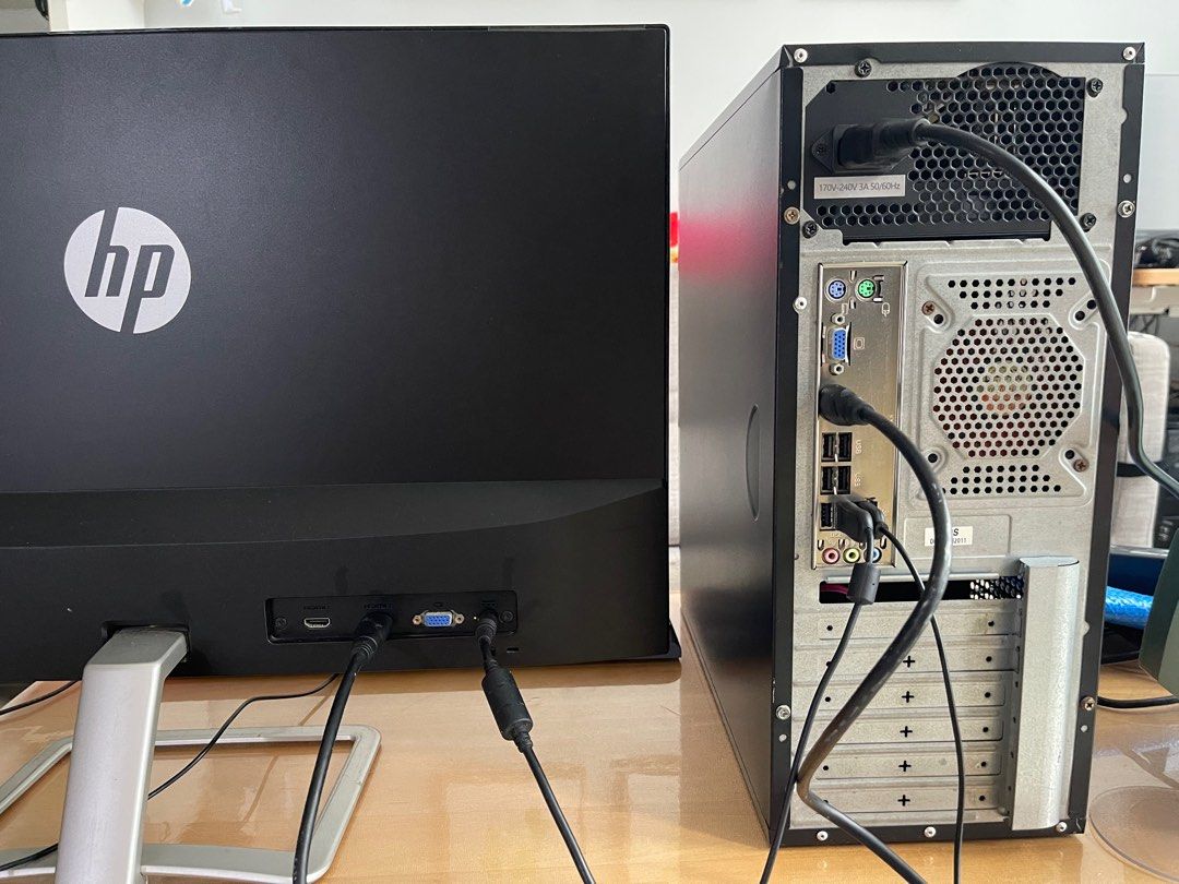 Budget Full Set i5 Desktop with HDMI Monitor 27-inch, 8GB RAM, Win10 ...