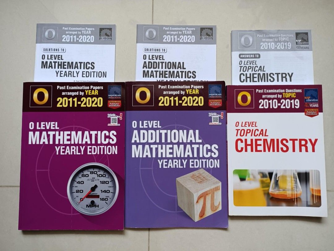 Brand New - Bundle of 3 books - O Level Maths, O Level Additional Maths ...