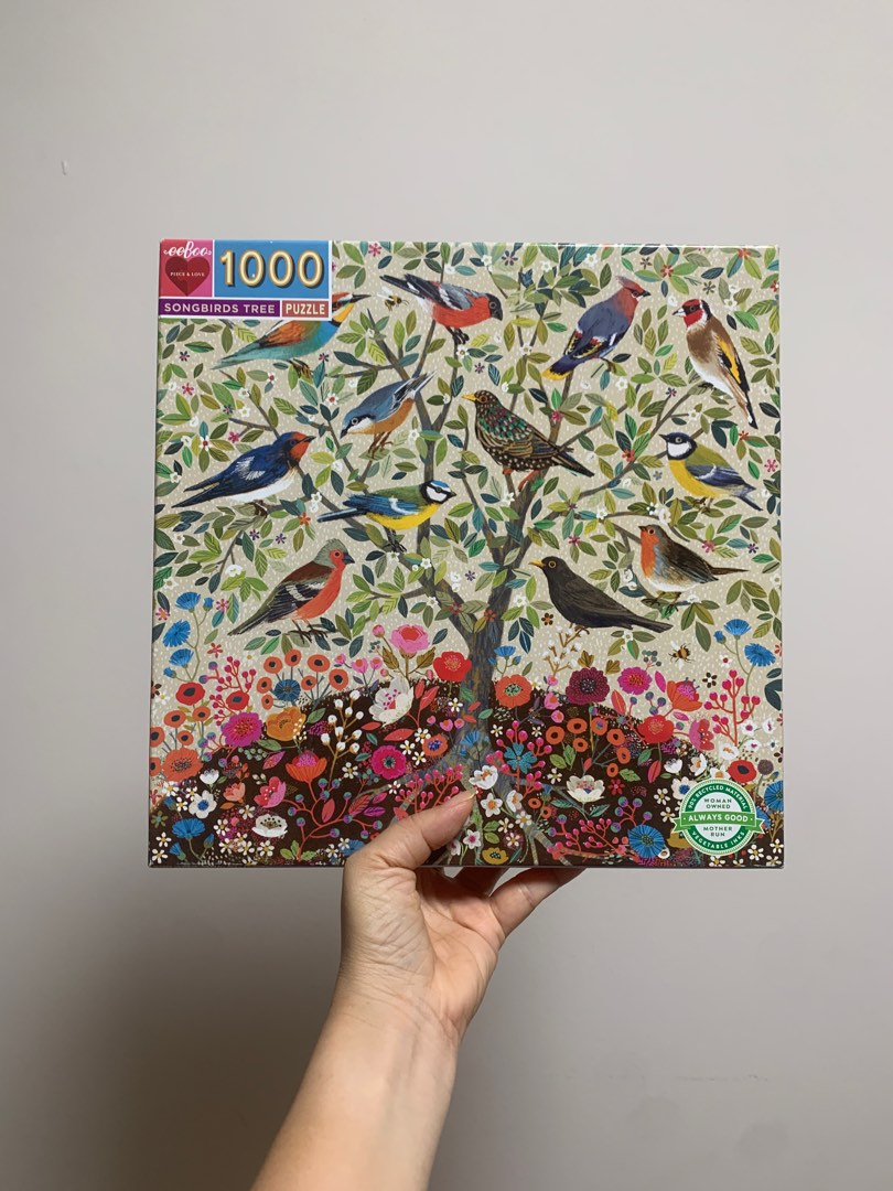 [BUY/SWAP] Songbirds Tree 1000 pcs Jigsaw Puzzle, Hobbies & Toys, Toys ...