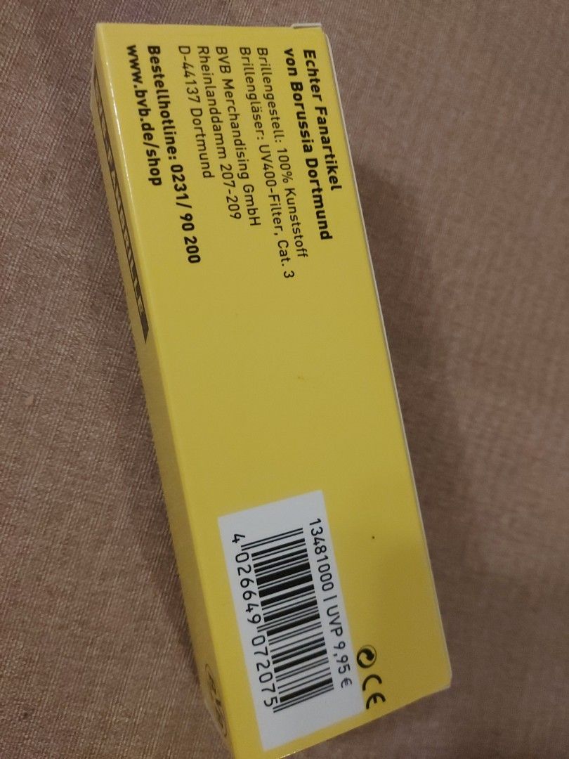 BVB Glasses, Hobbies & Toys, Memorabilia & Collectibles, Fan ...