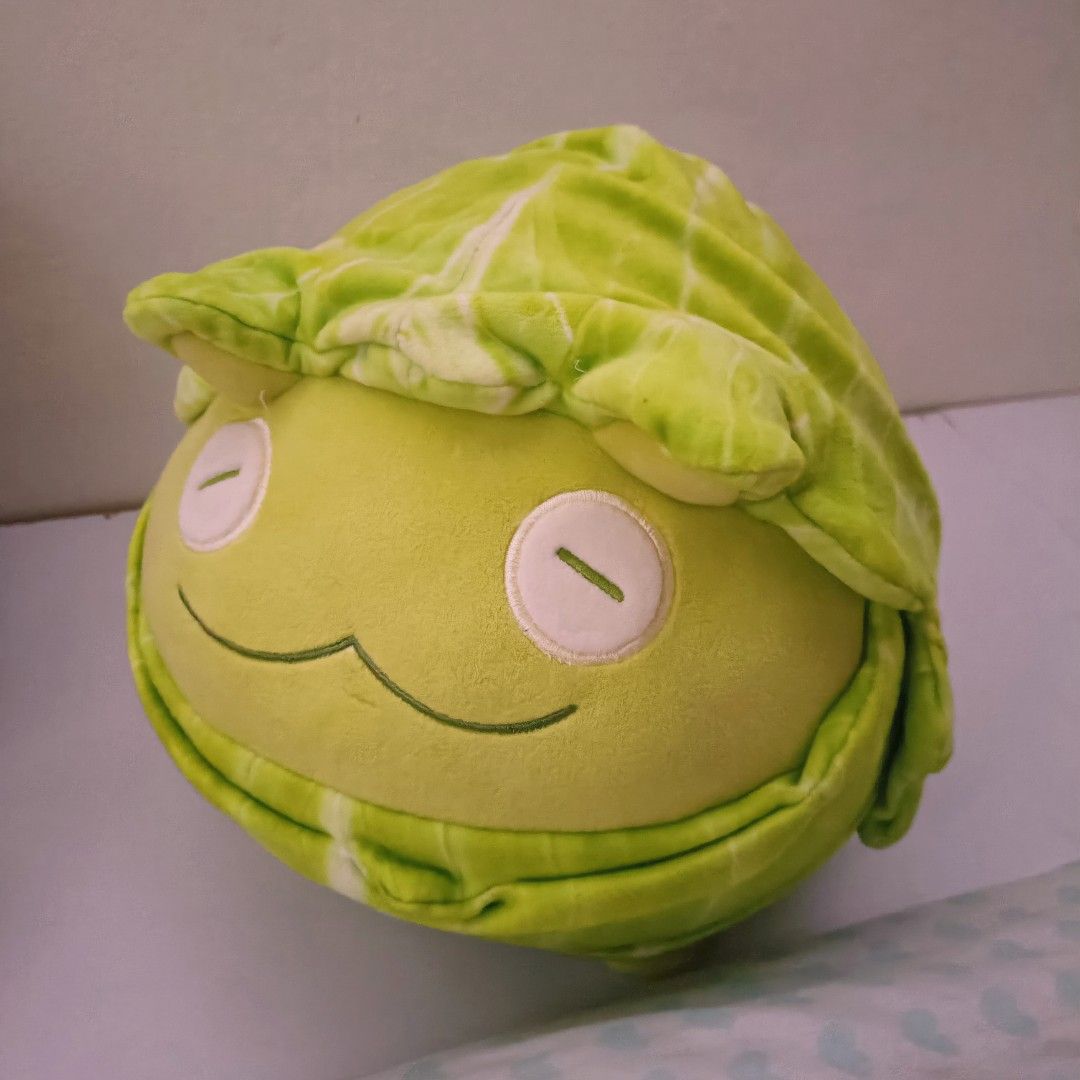 Cabbage Frog Plushie, Hobbies & Toys, Toys & Games on Carousell