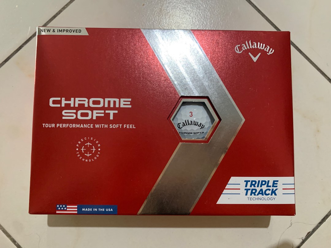 Callaway golf Chrome soft triple track ball, Sports Equipment, Sports ...
