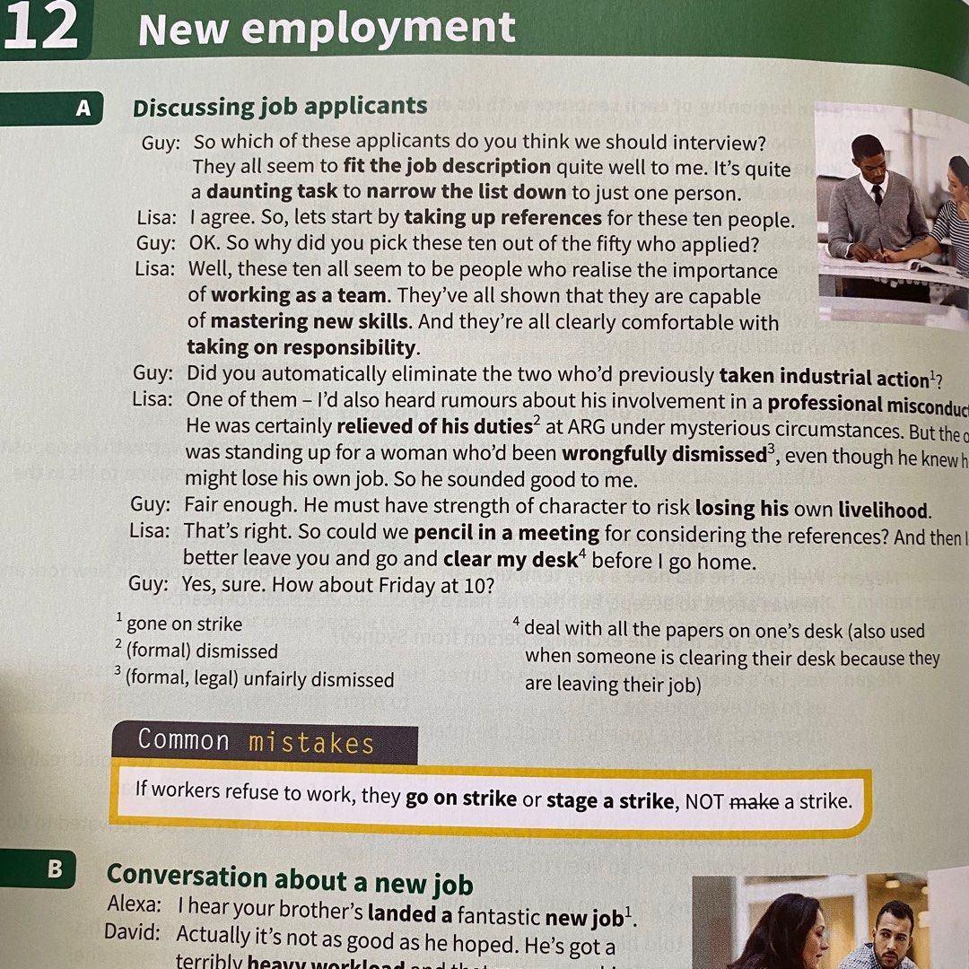 Cambridge English collocation in use ( with answers), 興趣及遊戲, 書本 & 文具 ...