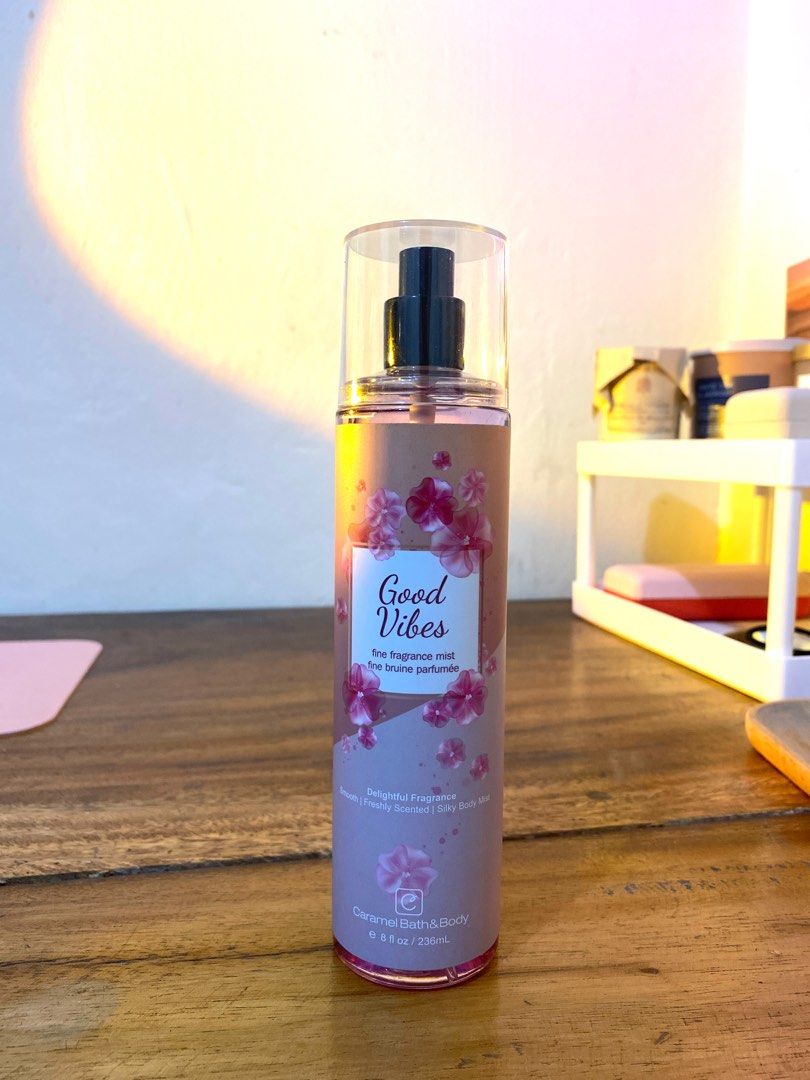 Caramel Bath & Body Fragrance Mist Good Vibes, Beauty & Personal Care ...