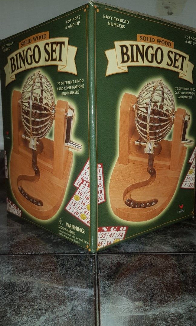 Cardinal Solid Wood Bingo Set, Hobbies & Toys, Toys & Games on Carousell