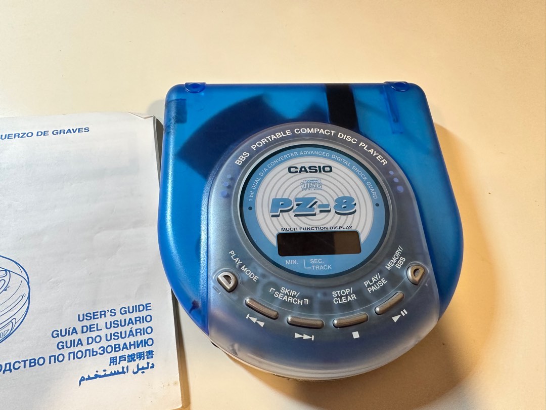 Casio CD player PZ7/PZ8 with bass boost sound, 音響器材, 音樂播放裝置 MP3及CD ...