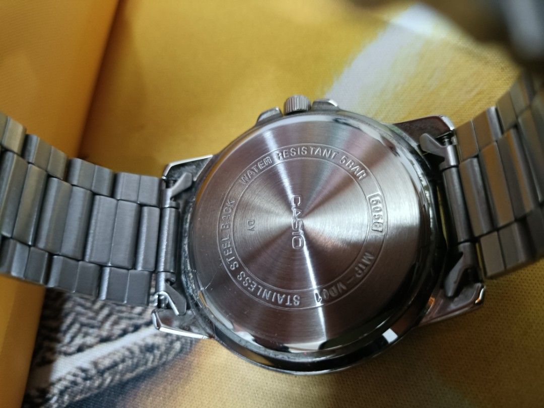 Casio Mens Watch White, Luxury, Watches on Carousell