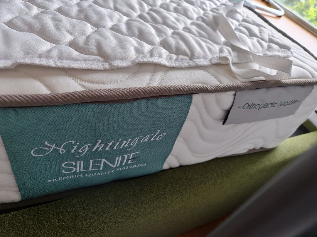 Cellini Super Super Single bed and roller mattress, Furniture & Home ...