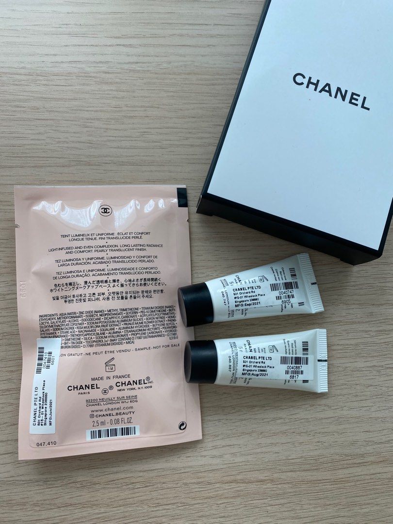 Chanel Sample Makeup Base, Beauty & Personal Care, Face, Makeup on ...