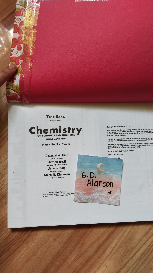 Chemistry Test Bank by Fine, Beall & Stuehr, Hobbies & Toys, Books ...