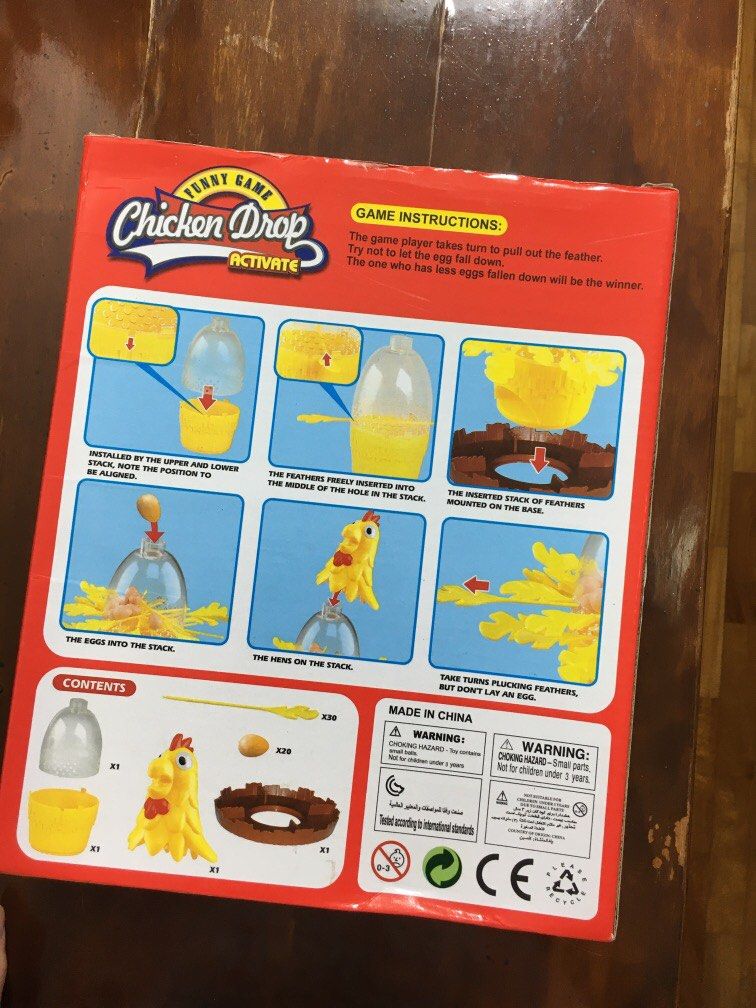 Chicken Drop Group Games, Hobbies & Toys, Toys & Games on Carousell
