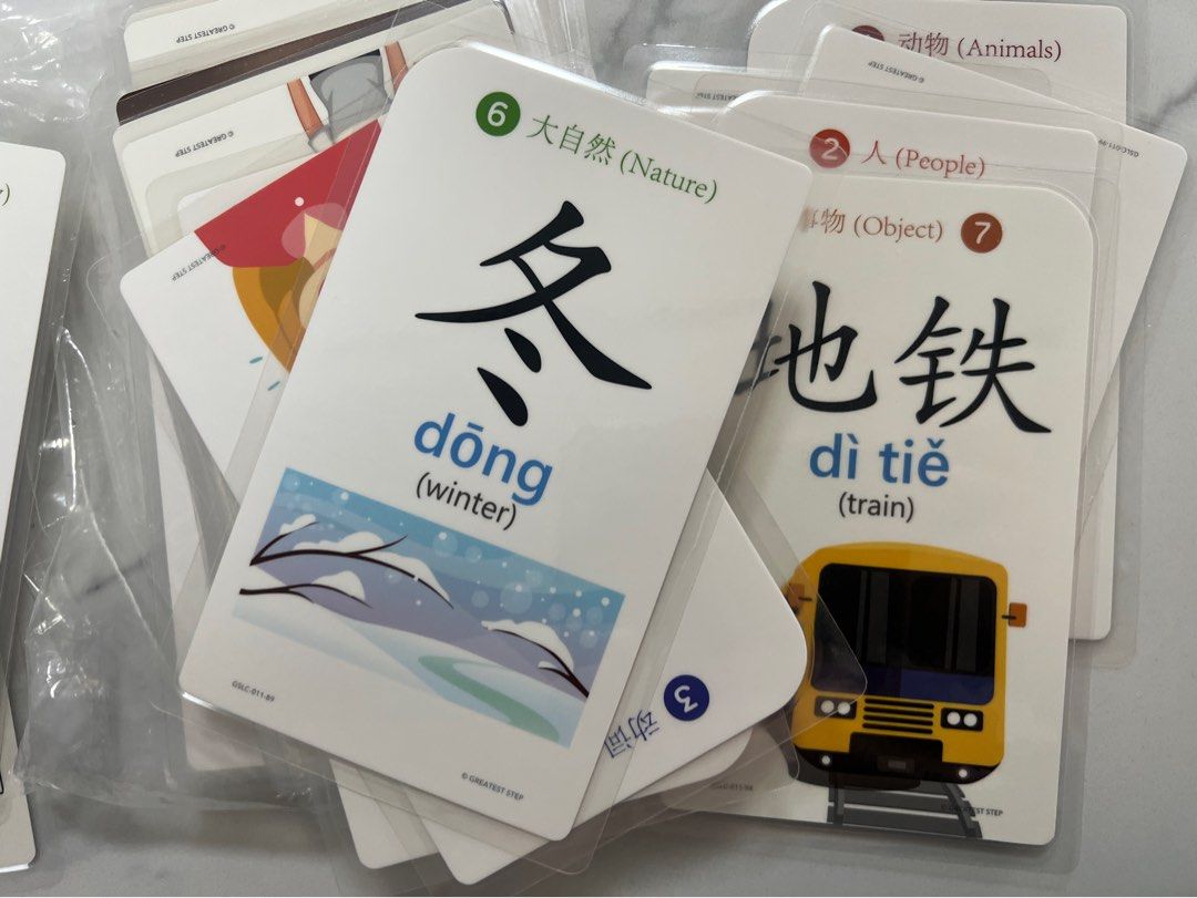 Chinese Learning Cards / Flashcards, Hobbies & Toys, Books & Magazines ...