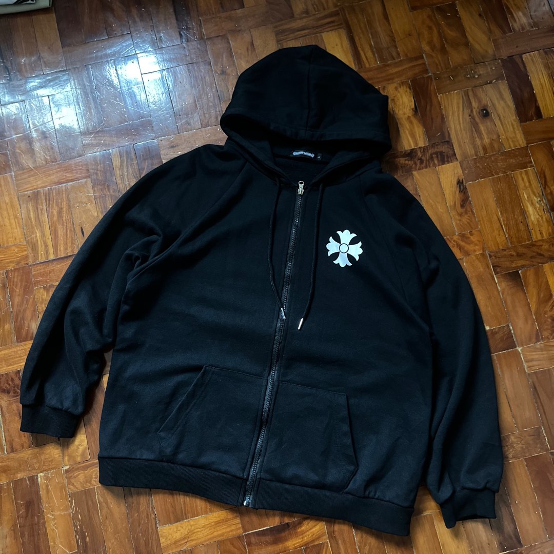 Chrome Hearts Jacket Hoodie, Men's Fashion, Coats, Jackets and ...