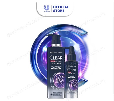 Clear Men Scalp Pro Anti-Hairfall Fortifying Shampoo 300ml/Serum 70ml ...