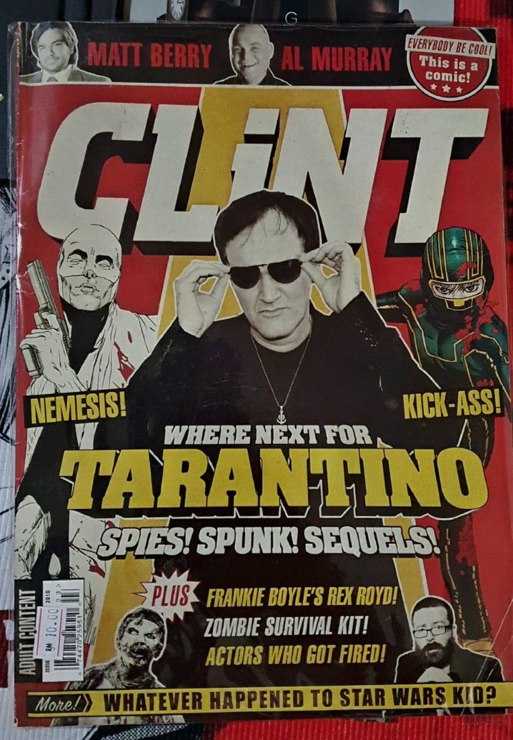 Clint #2 comic Tarantino! MILLAR! KICK Ass! Nemesis!!, Hobbies & Toys ...