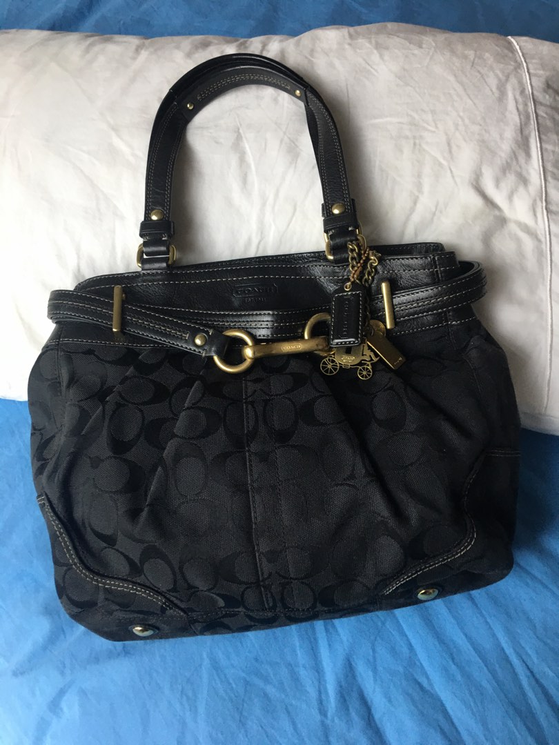 Coach hangbag, Luxury, Bags & Wallets on Carousell