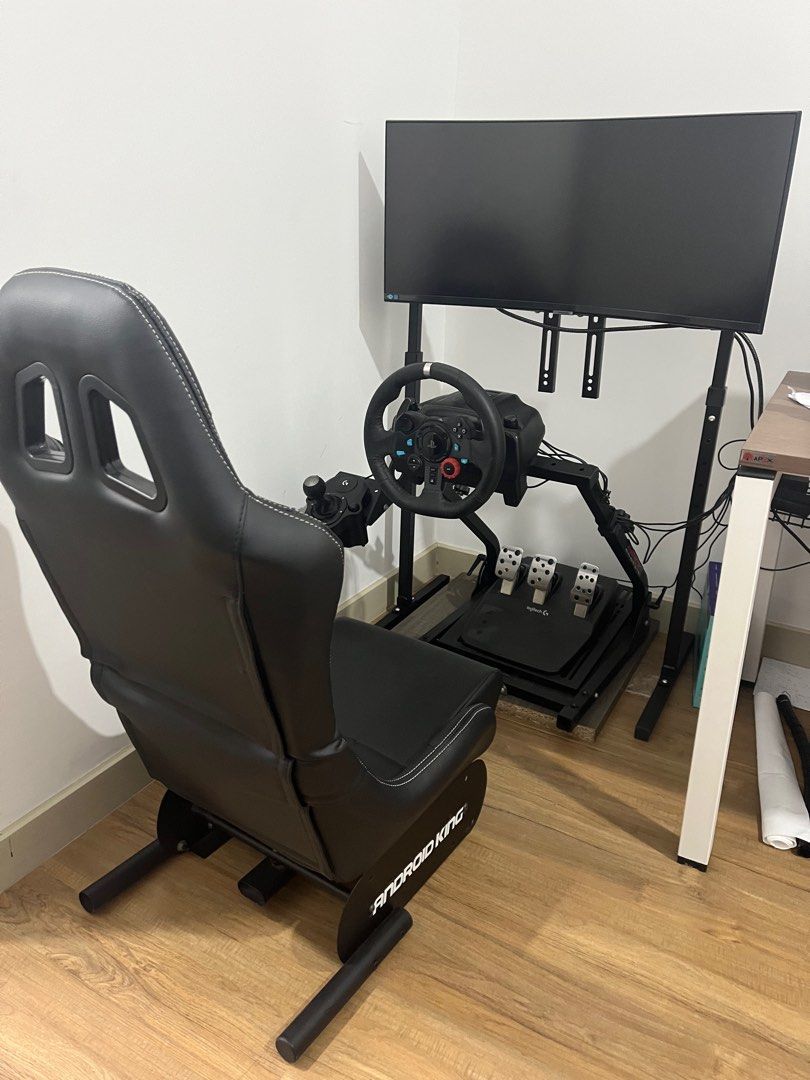 Complete racing simulator set, Video Gaming, Gaming Accessories ...