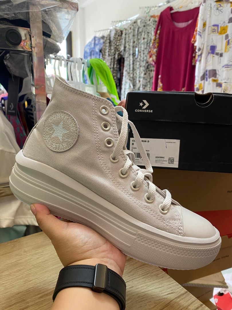 Converse High cut Platform US8 (24.5cm), Women's Fashion, Footwear ...