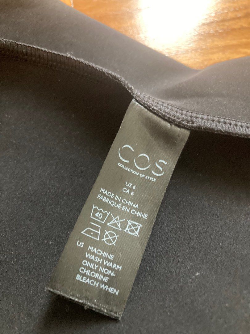 COS black frill one piece swimsuit, Women's Fashion, Swimwear, Bikinis ...