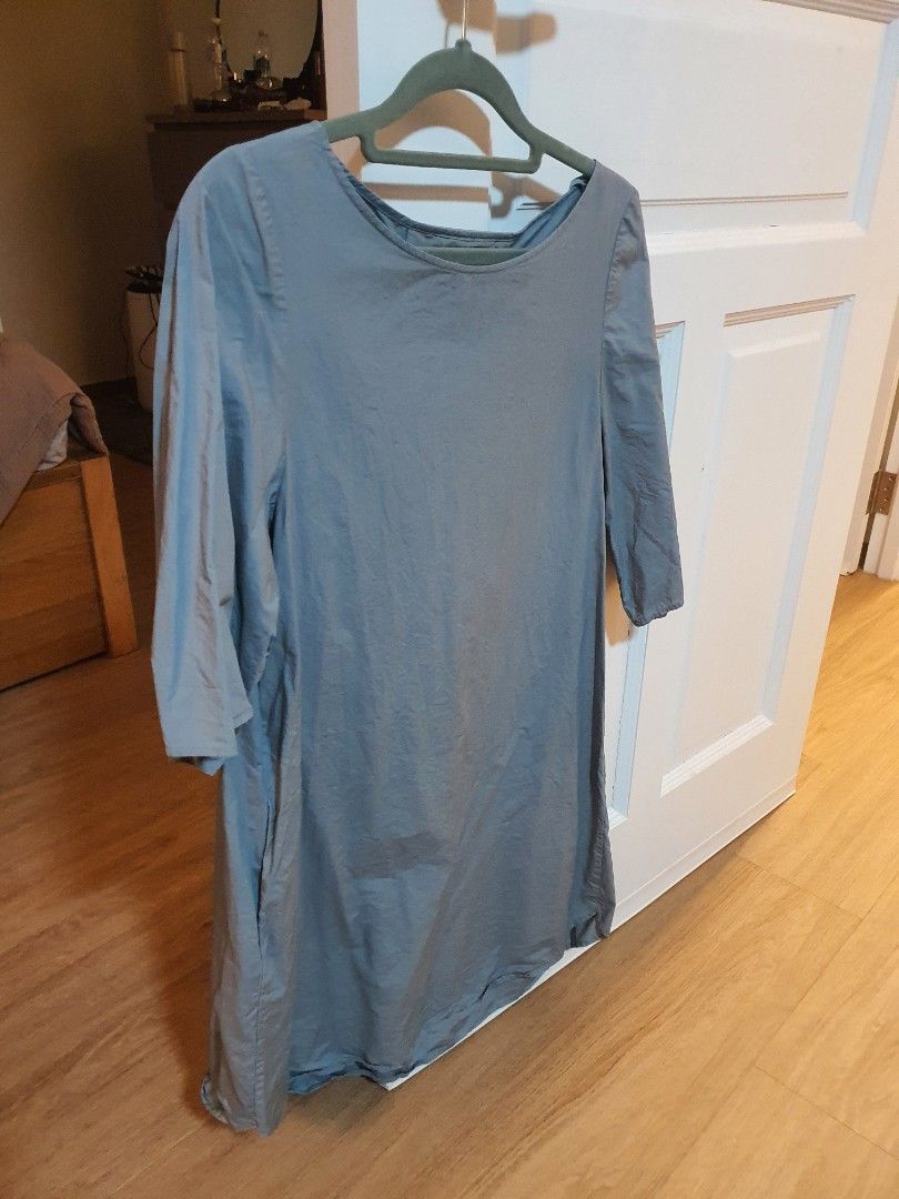 COS dusty blue shift dress, Women's Fashion, Dresses & Sets, Dresses on ...