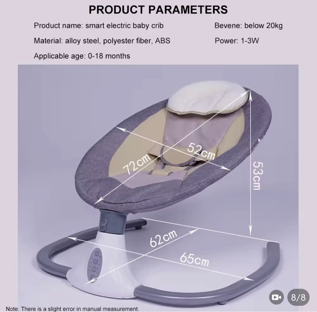 Crib Rocking Chair, Babies & Kids, Baby Nursery & Kids Furniture, Cots ...