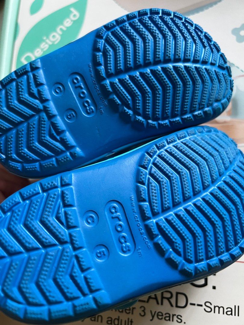 Crocs Baby Shark Shoes C5, Babies & Kids, Babies & Kids Fashion on ...