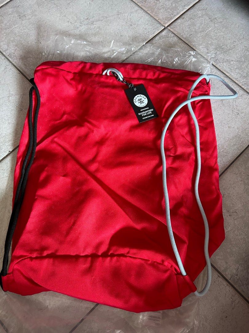 Crumpler Squid Packable Draw String Backpack, Women's Fashion, Bags ...