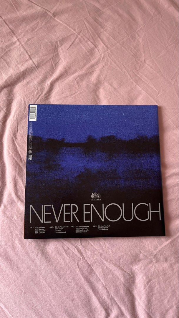 DANIEL CAESAR - NEVER ENOUGH SIGNED VINYL, Hobbies & Toys, Music ...