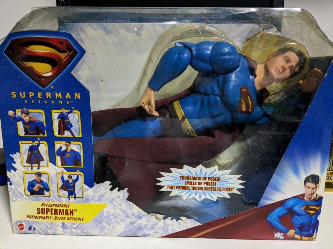 DC Mattel hyperposable 14" Superman returns, Hobbies & Toys, Toys ...