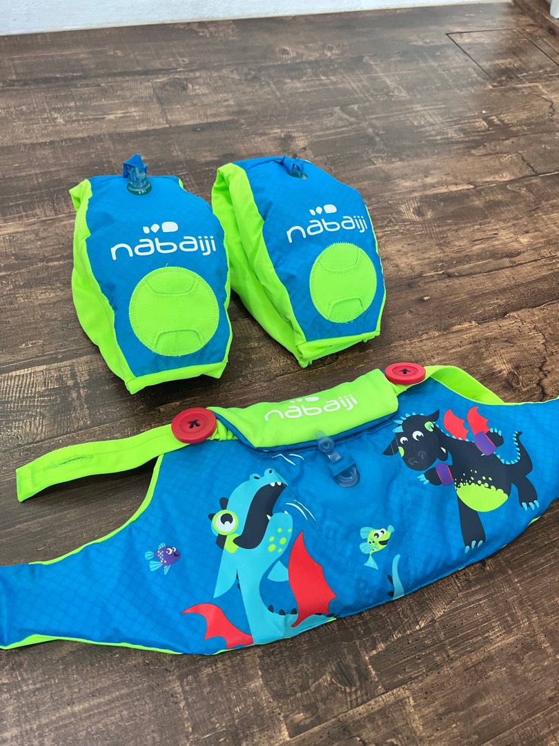 Decathlon Kids adjustable swimming floats and armbands., Sports ...