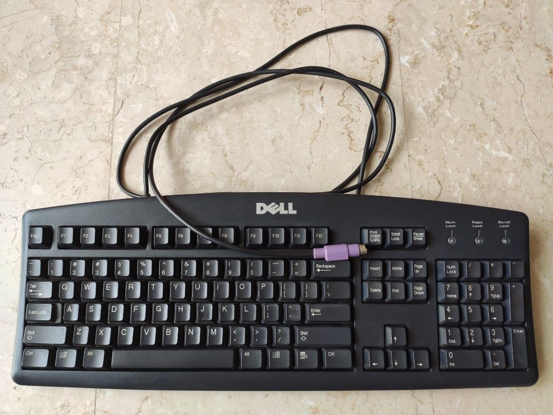 DELL wired Keyboard with PS/2 connection SKU-8110., Computers & Tech ...
