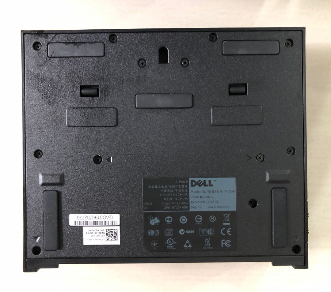 Dell Pro3x USB 3.0 E-Port Replicator Docking Station, Computers & Tech ...