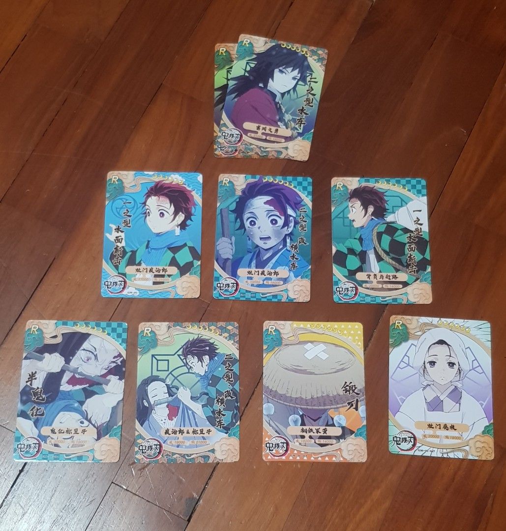 random 5 for $4 Demon slayer cards, Hobbies & Toys, Memorabilia ...